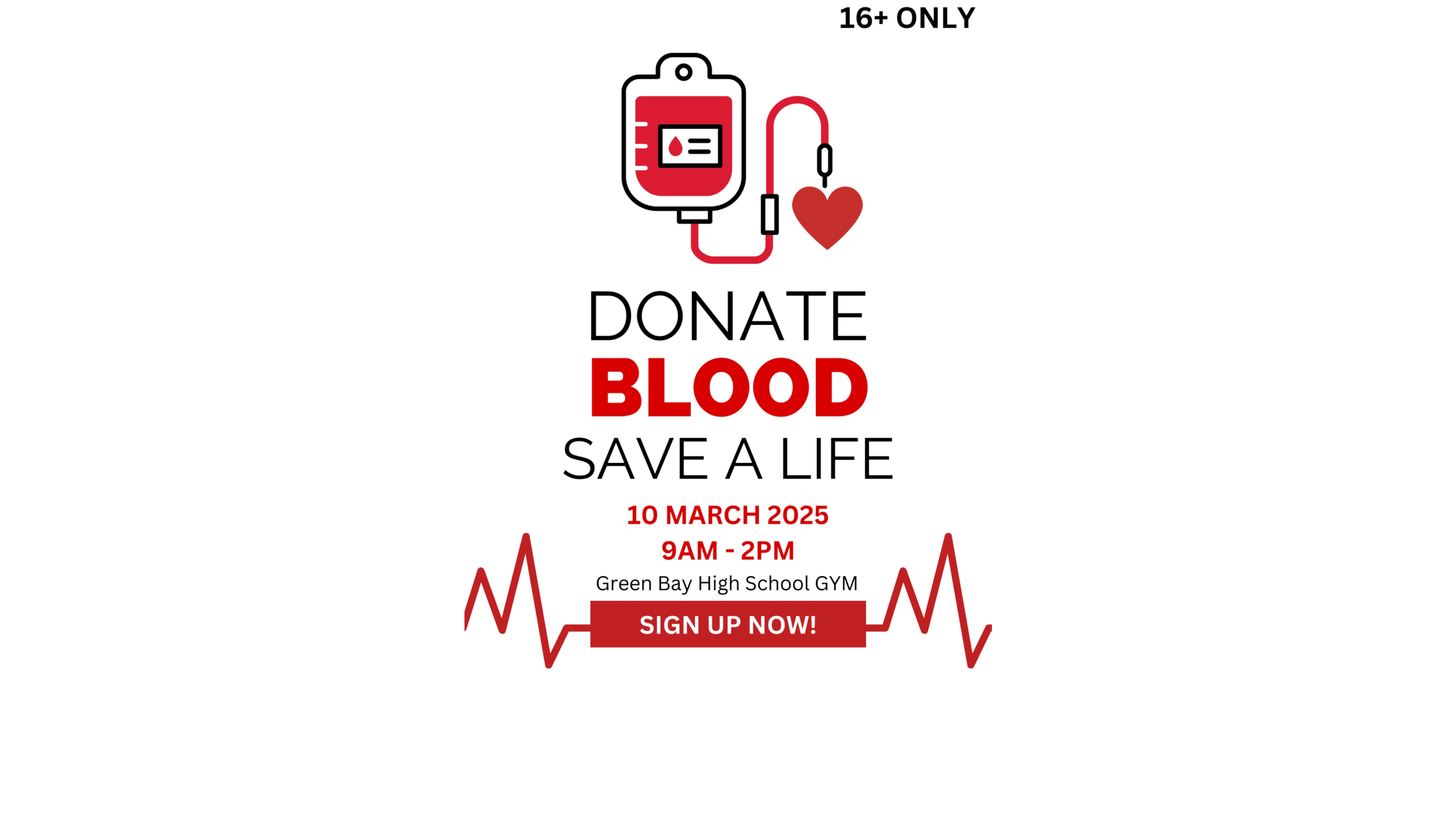 NZ Blood Drive - Green Bay High School